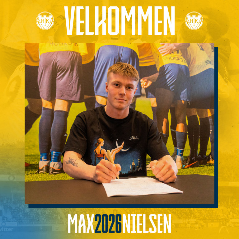 Hobro IK skriver med Max Nielsen - Betinia Liga